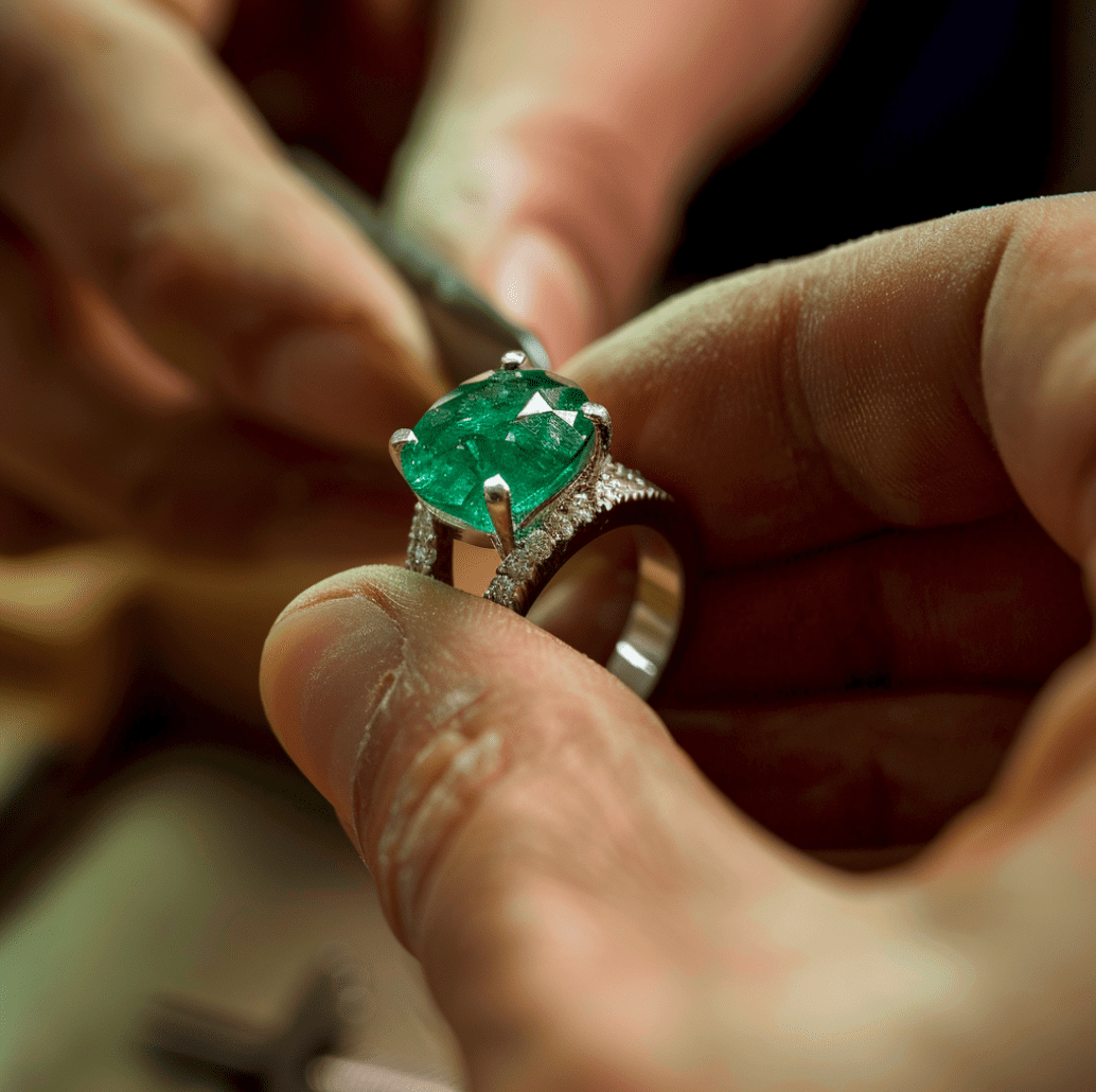 How To Make Custom Jewelry with Loose Emerald Gemstones - Ray's House ...